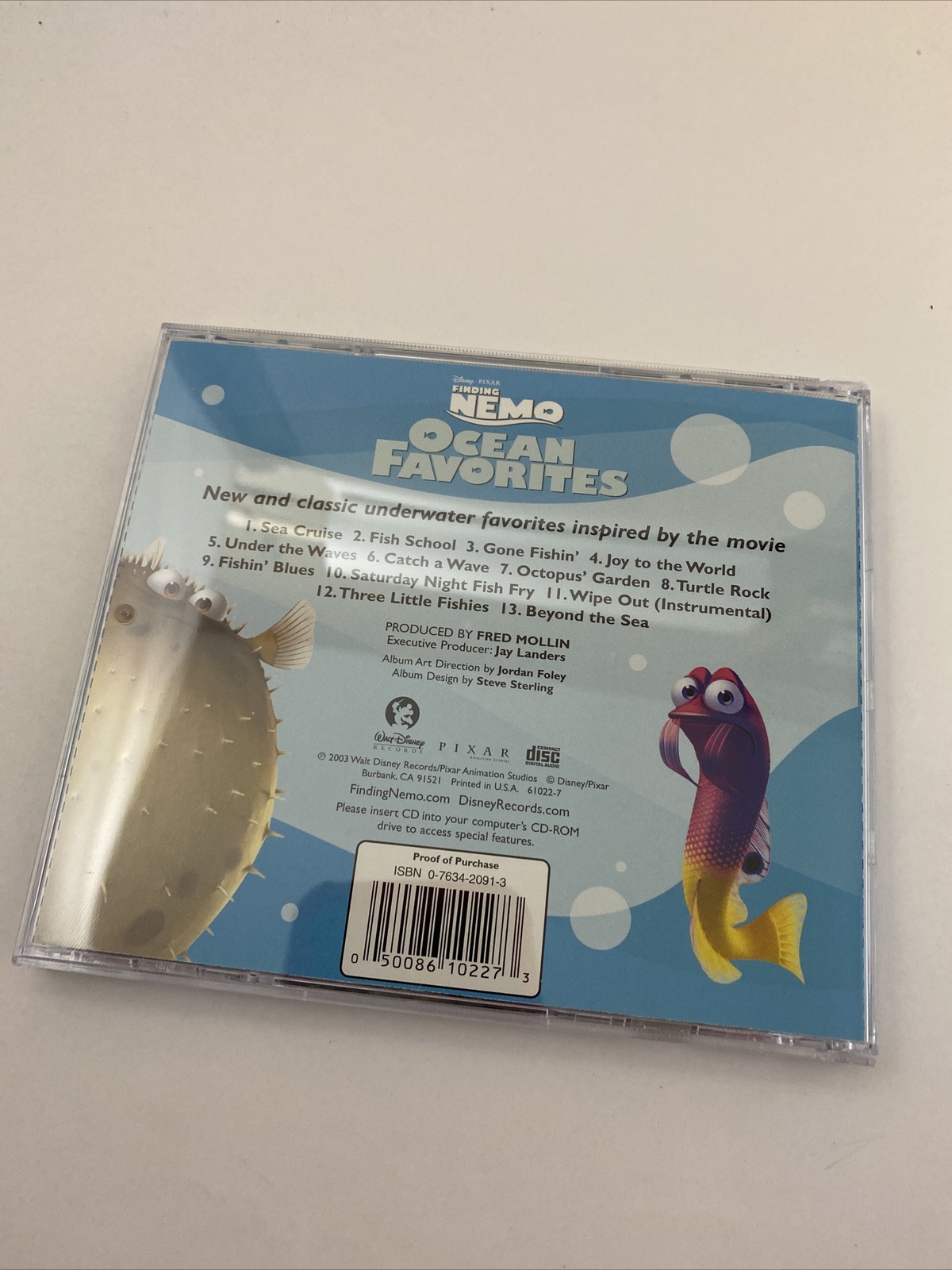 Finding Nemo: Ocean Favorites by Disney (CD, Oct-2003, Disney ...
