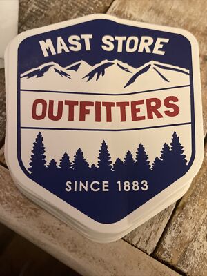 Mast store Outfitters Stickers | eBay