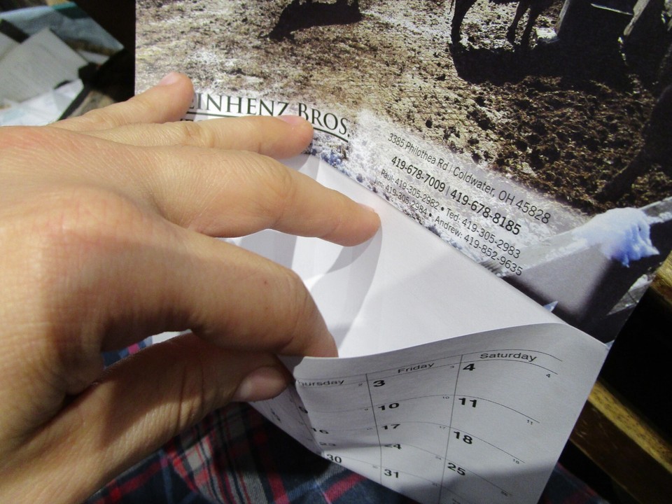 NEW 2025 FARM Farming Livestock Cattle Cows Steer Beef Calendar Wall ...