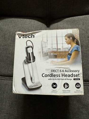 VTech IS6200 Accessory Cordless Headset DECT 6.0/Auto Off/Charging ...