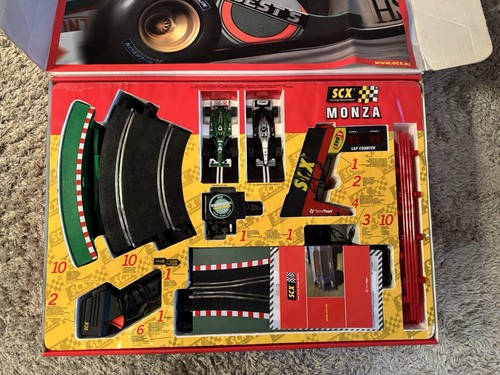 SCX Monza 80580 1:32 Slot Car Set F1 Jaguar McLaren Scalextric ...