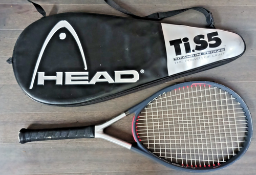 HEAD TI S5 TITANIUM COMFORT ZONE TENNIS RACQUET 107 HEAD 4 1/4 GRIP ...