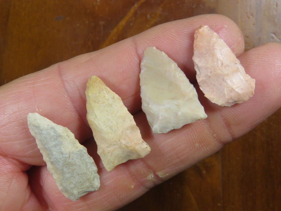 Nice group of 10 Mississippian Madison arrow points Ballard County ...
