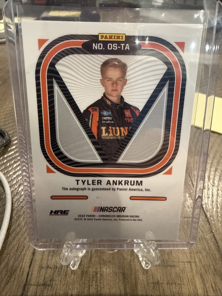 2022 Panini Chronicles Obsidian Signatures Tyler Ankrum A47 | eBay