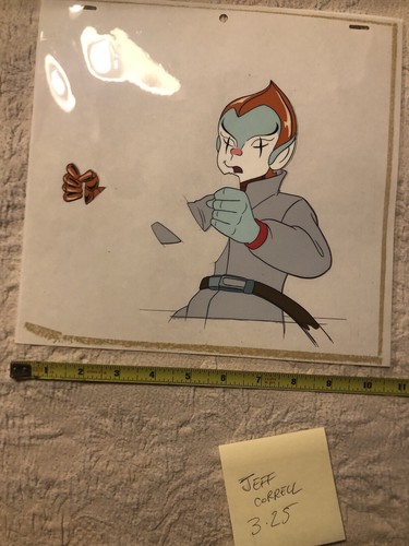 SILVERHAWKS animation Art 1980’s Copper Kidd Cel Toys Action Figure ...