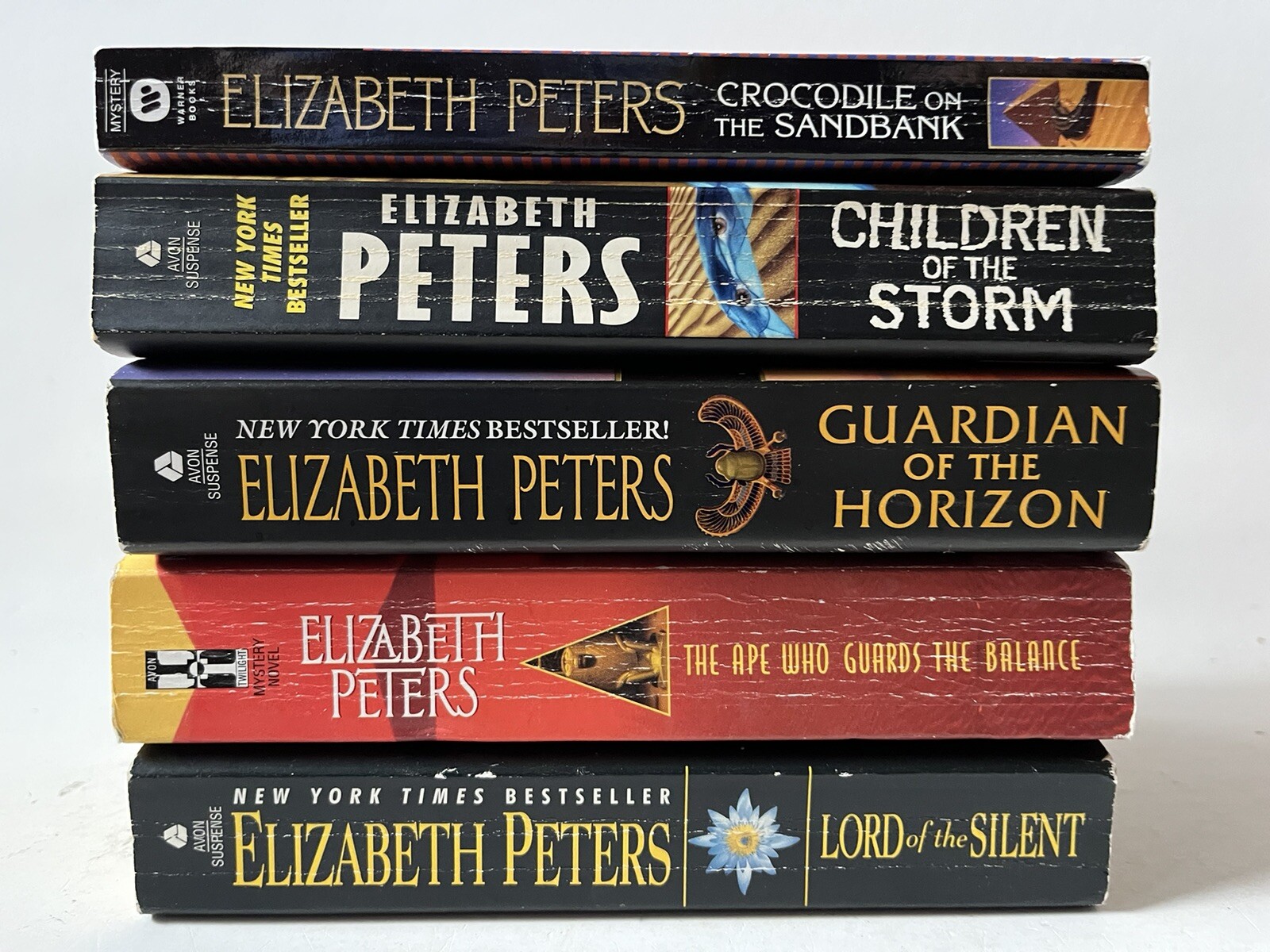 Elizabeth Peters 5 Book Lot Crocodile Ape Mystery Lord of the Silent ...