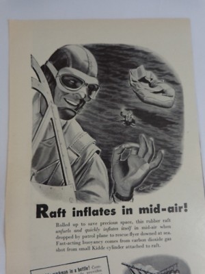 Kidde Cylinder Magazine Ad Print 1944 WWII Walter Kidde and Company Inc ...