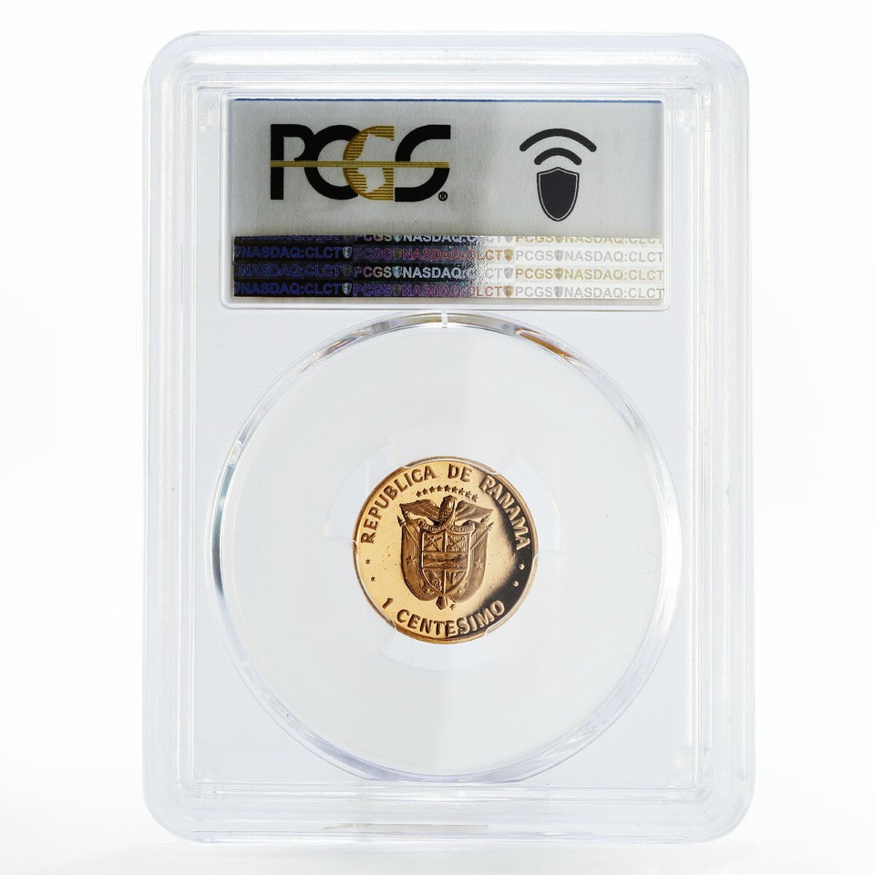 Panama 1 centesimos Urraca PR70 PCGS proof copper coin 1975 | eBay