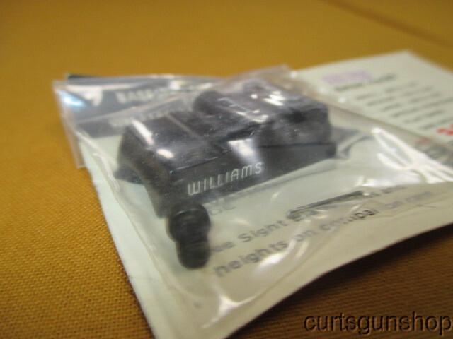 Williams Base and Elevation Slide for Williams Guide Open Sight | eBay