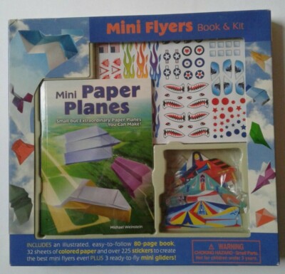 Mini Flyers Book & Kit - Paper Planes - Gliders - Kids Crafts ...