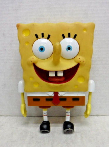 Eye Popping Spongebob Squarepants Squeeze Me Viacom 2002 9" Figure ...