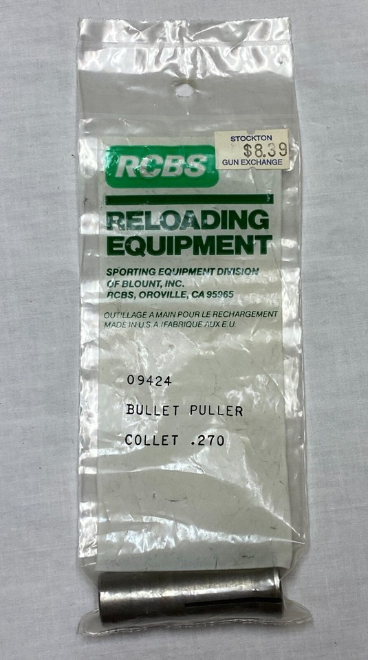 RCBS Standard Bullet Puller Collet New In Package FREE Shipping | eBay