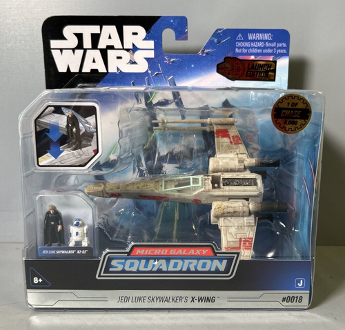 Star Wars Chase Micro Galaxy Squadron Jedi Luke Skywalker X-Wing Chase ...