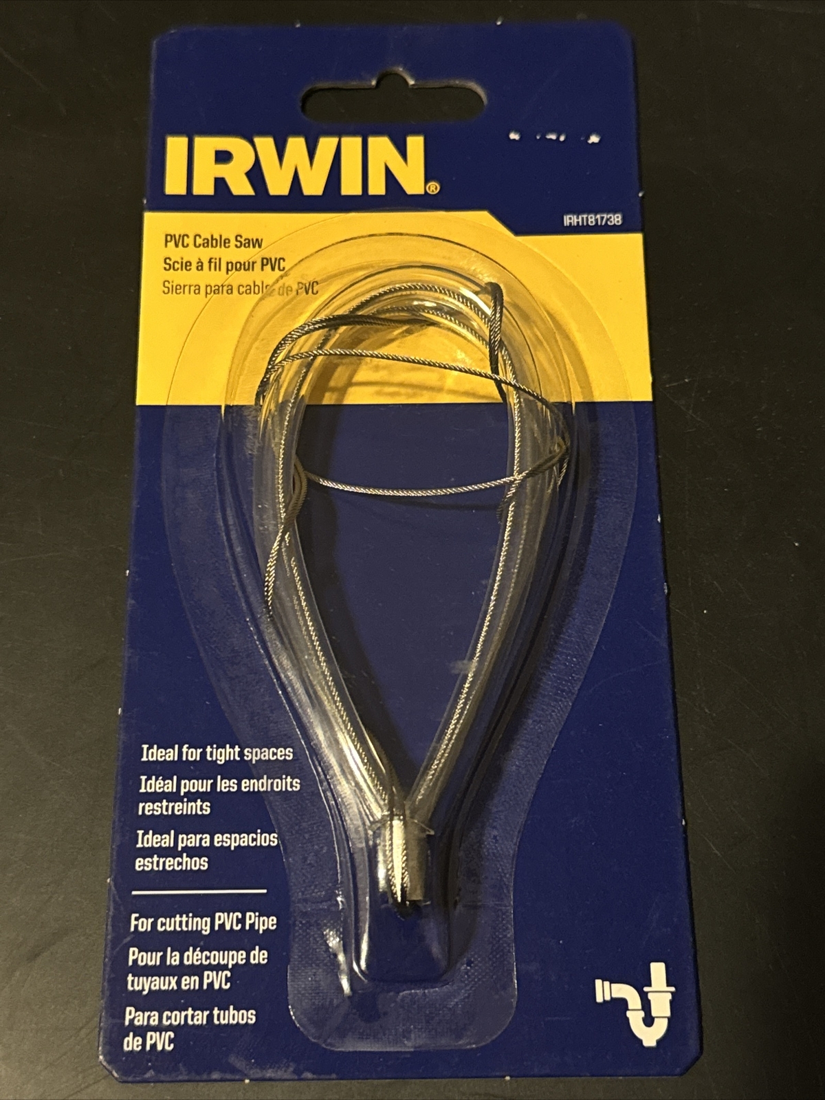 Irwin PVC Pipe Cutter Cable Saw Ideal for Tight Spaces New 81738 | eBay