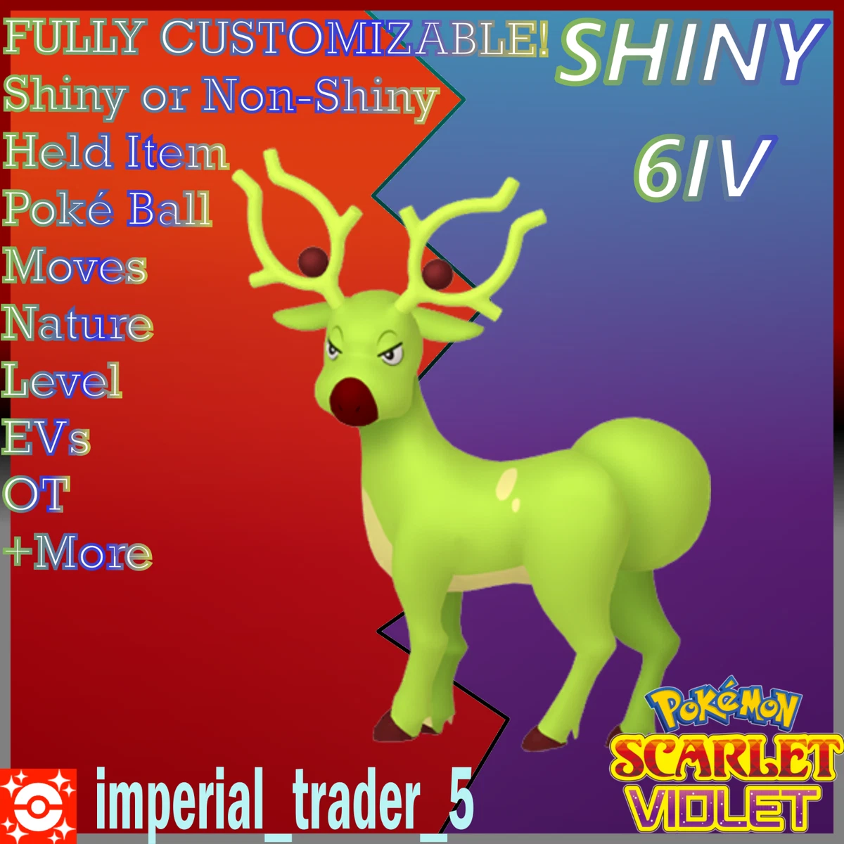 Shiny Stantler Pokemon