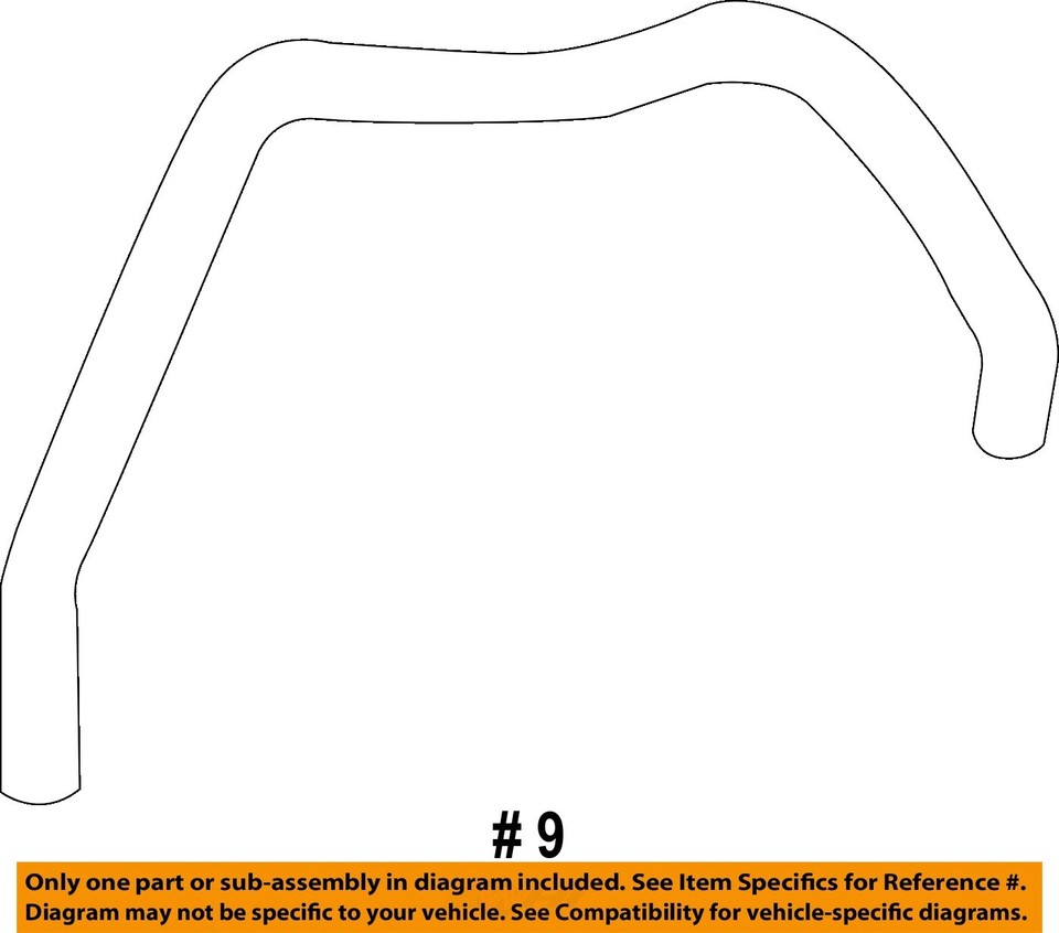 GM OEM 11-16 Sierra 2500 HD Engine Turbocharger Components-Hose ...