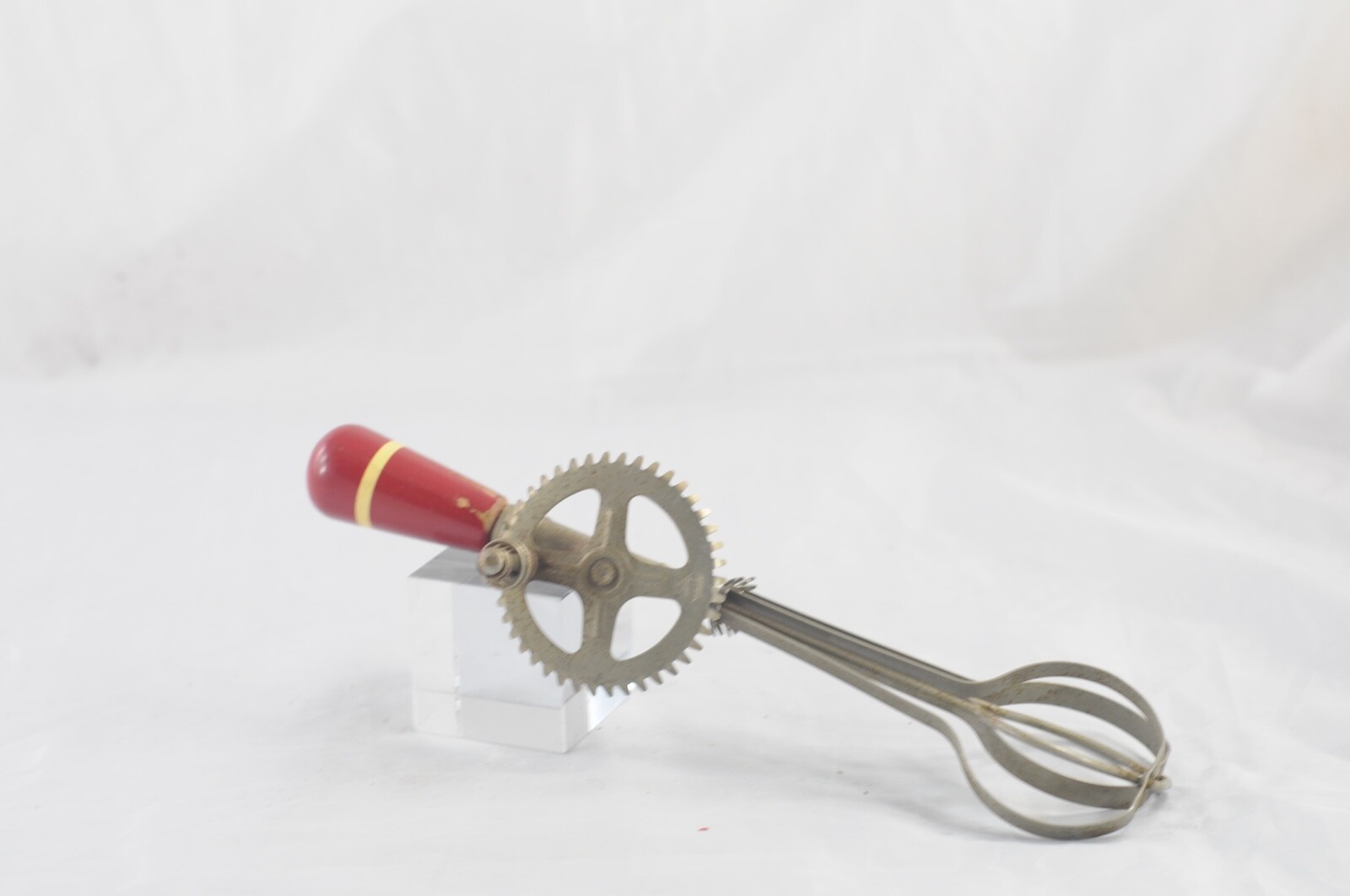 Vintage Ecko Red High Speed Egg Beater Rotary Hand Mixer Portable Mixer ...