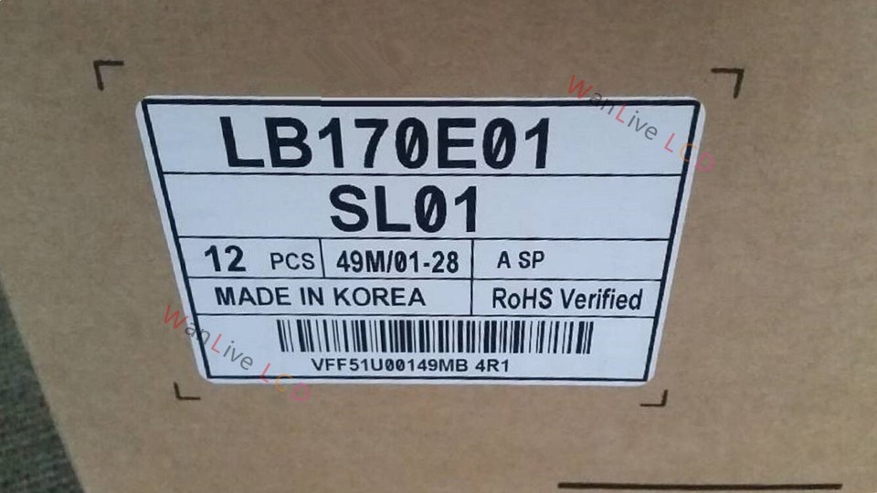 17'' Inch For TFT LG LB170E01-SL01 LCD Display Screen Panel 1 Year ...