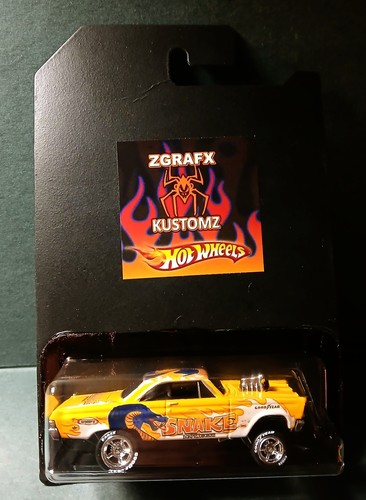 Hot Wheels Custom'65 Comet Cyclone,.Snake. ..Real Riders. Zgrafx ...