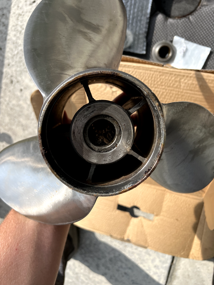 Powertech Outboard Propeller (Dimensions in Photo) | eBay