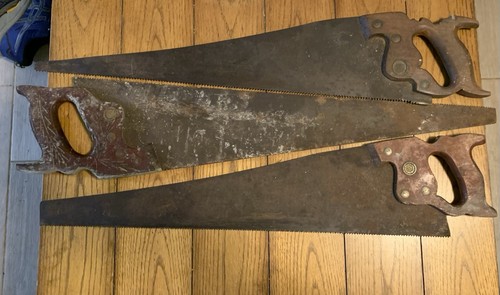 Antique E.C. Atkins & Company Saws Set Of 3 | eBay