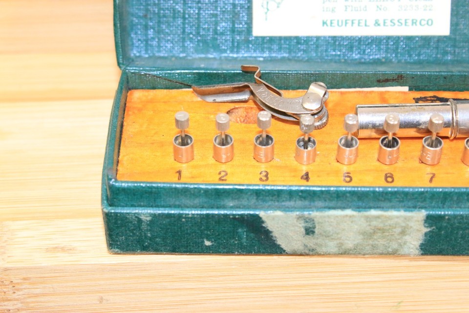 Vtg K&E Leroy Lettering Pens Keuffel & Esser Drafting Kit Tips With Box ...