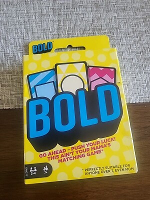 NEW Mattel Games BOLD Matching Card Game Age 7+ Family Game Night New ...