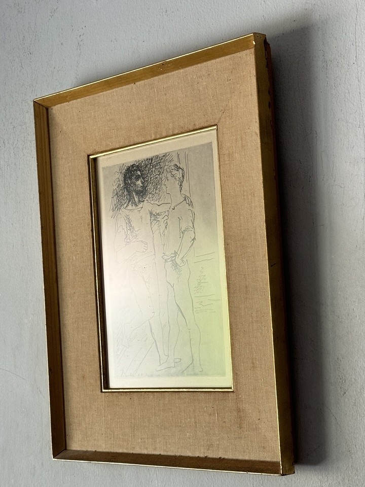 ORIGINAL PICASSO VINTAGE BALLET DANCER LITHOGRAPH MODERN CUBISM ETCHING ...