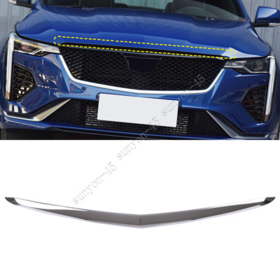 For Cadillac CT4 2020 Stainless Chrome Front Hood Bonnet Guard Cover ...
