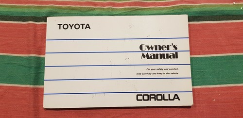 Y72 owners manual toyota corolla ae30 ae90 ae95 4age 4af 6af sprinter ...