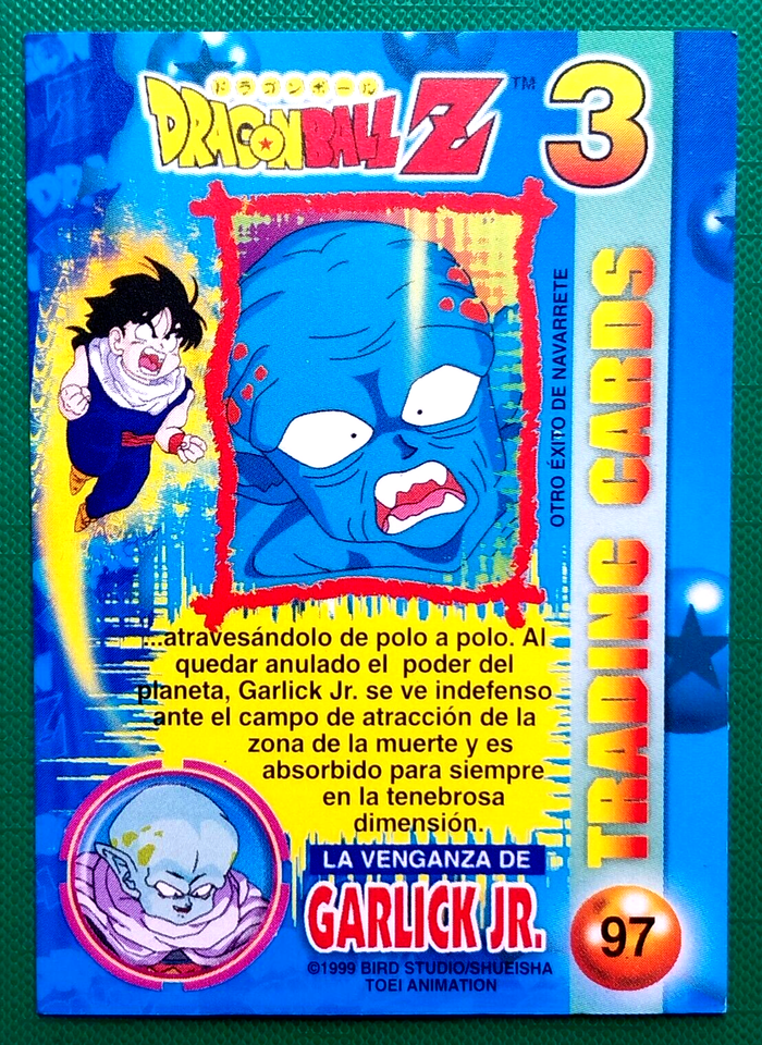 1999 DRAGON BALL Z3 #097 GARLIC JR. NAVARRETE PERU Trading Cards TCG | eBay