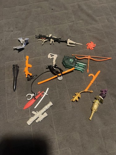 Action Figure Accessories Lot, TMNT Vintage Action Figure Accessories ...