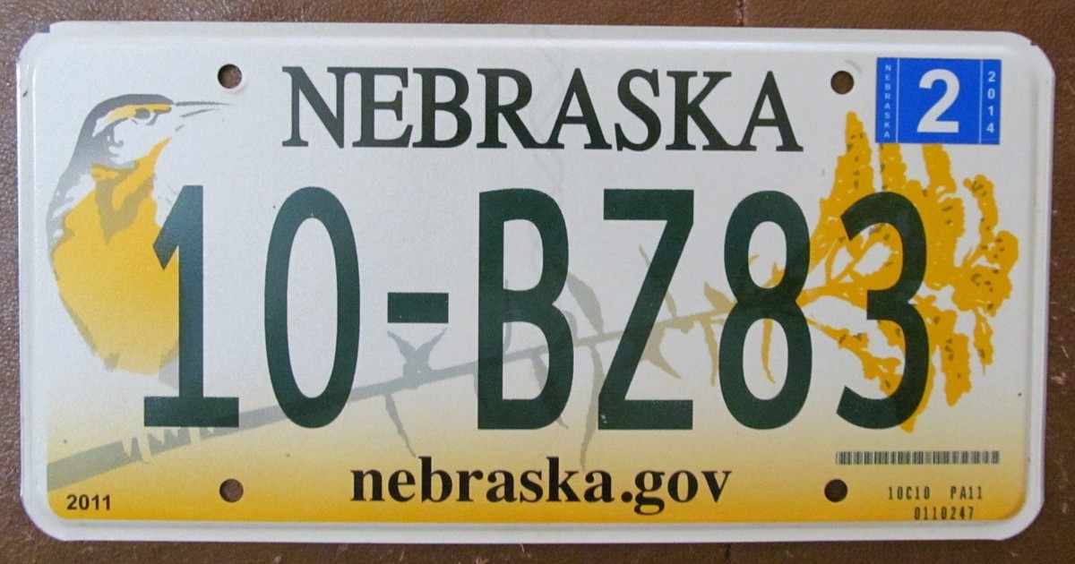 License Plate Yellow Bird Chris Woodcock's BIRD License Plates