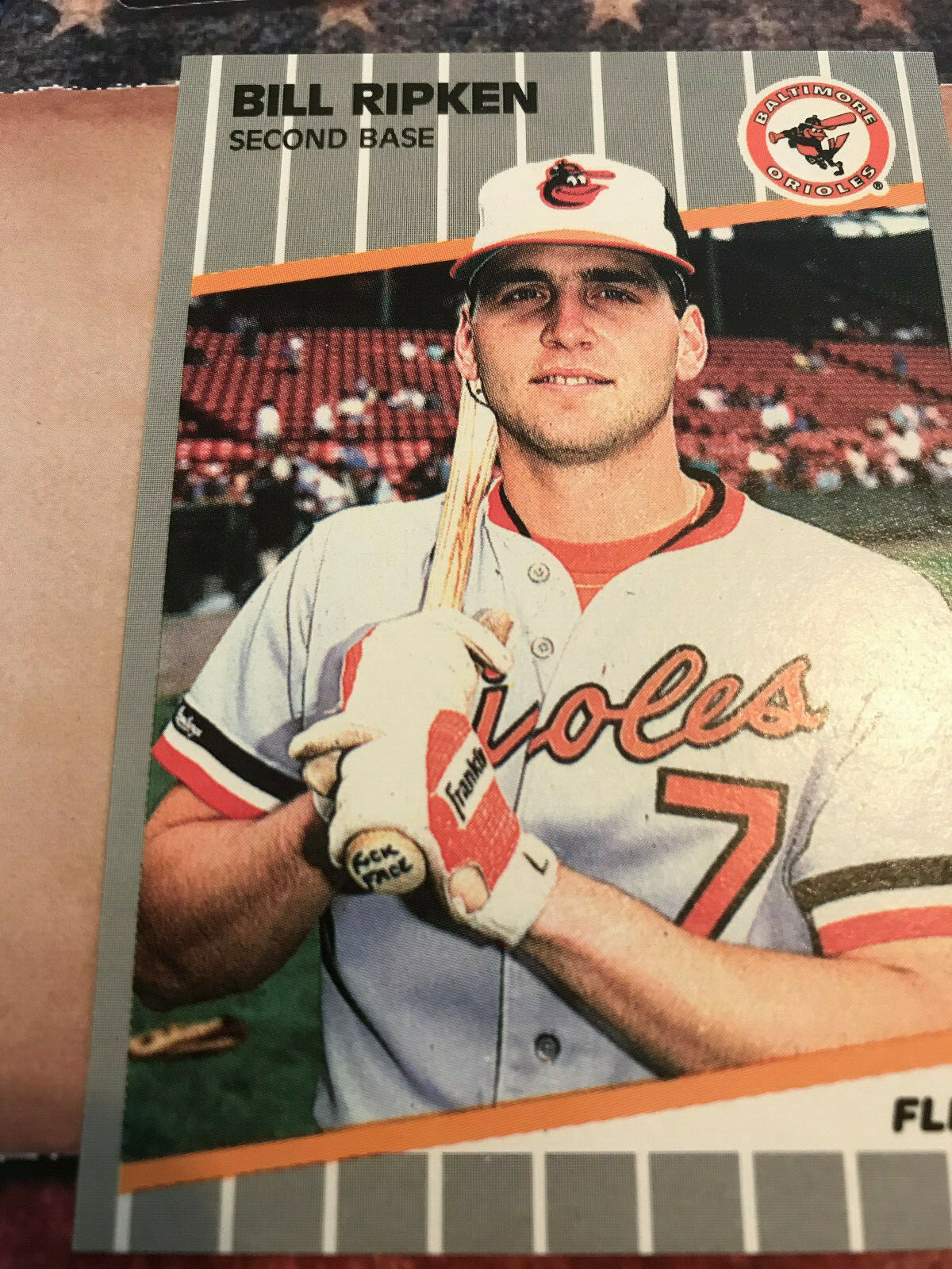 CAL RIPKEN auto 1/1 Cut Autograph 2018 The BAR RELIC Billy FF BAT KNOB ...