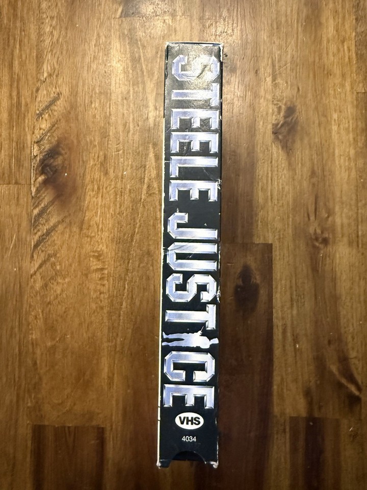 Steele Justice VHS, 1992 Martin Kove, Sela Ward, Ronny Cox Action Movie ...
