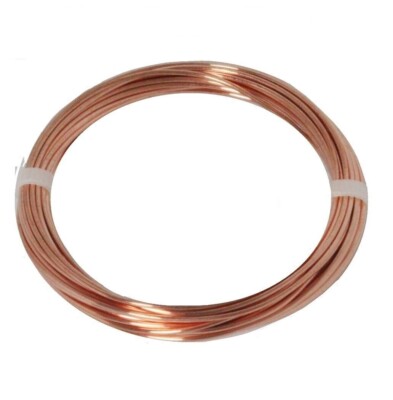 12 Ga Solid Copper Round Wire (Half Hard ) 1/4 Lb. - 12.5 Ft. Coil | eBay