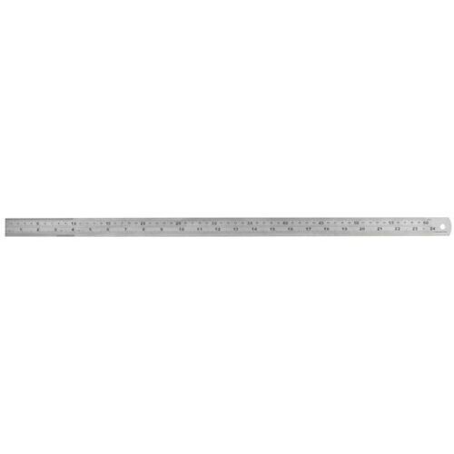 Stainless Steel Ruler 600mm Extra Long Rule Imperial & Metric Markings ...