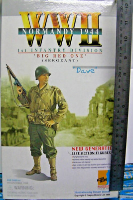 1/6 WW II Normandy 1944 BIG RED ONE Dave DRAGON 12 inches action figure ...