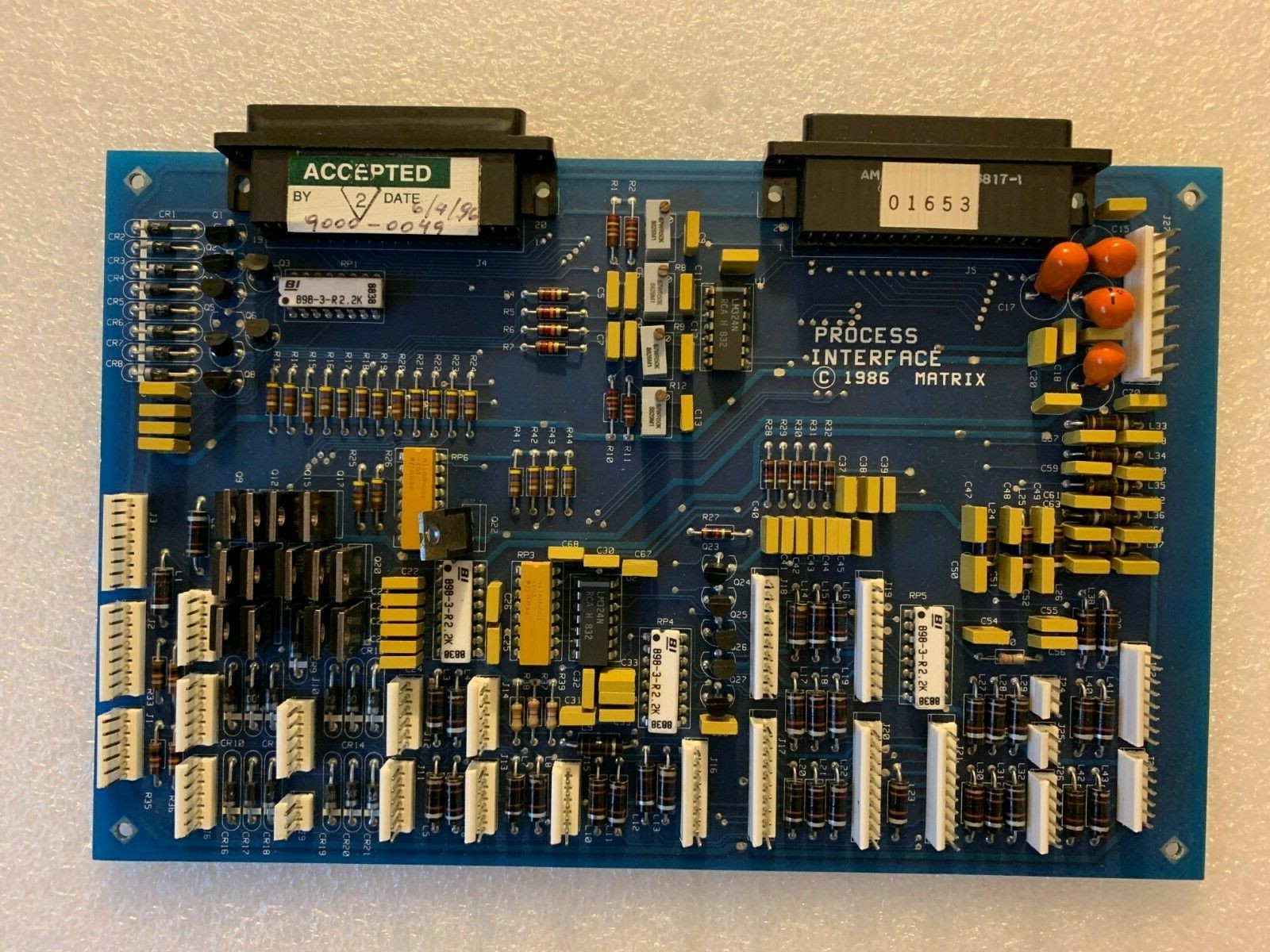 MATRIX 1010-0017 PROCESS INTERFACE BOARD | eBay