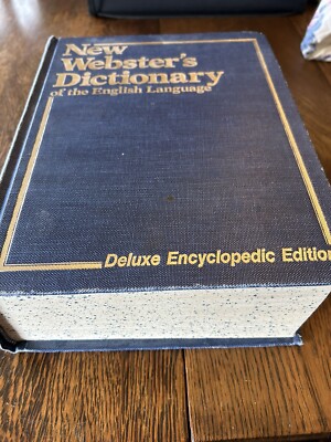 1981 New Webster's Dictionary English Language Deluxe Encyclopedic ...