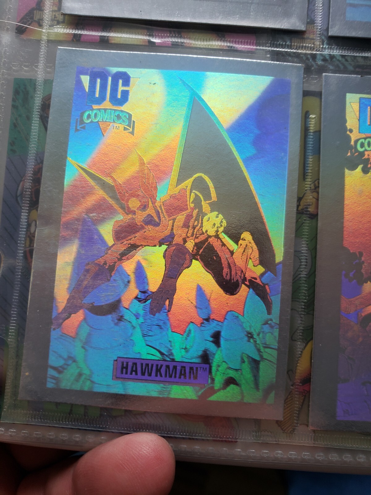 1992 IMPEL DC COMICS HAWKMAN HOLOGRAM HALL OF FAME CARD #DCH6 | eBay