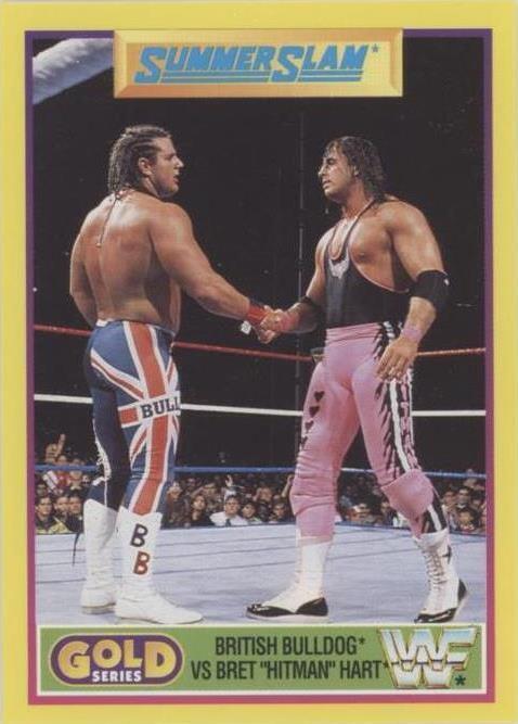1992 Merlin Gold Series WWF Series 2 - Summer Slam Bret Hart, The ...