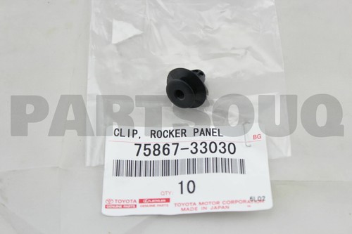 7586733030 Genuine Toyota CLIP(FOR BACK DOOR TRIM BOARD) 75867-33030 | eBay