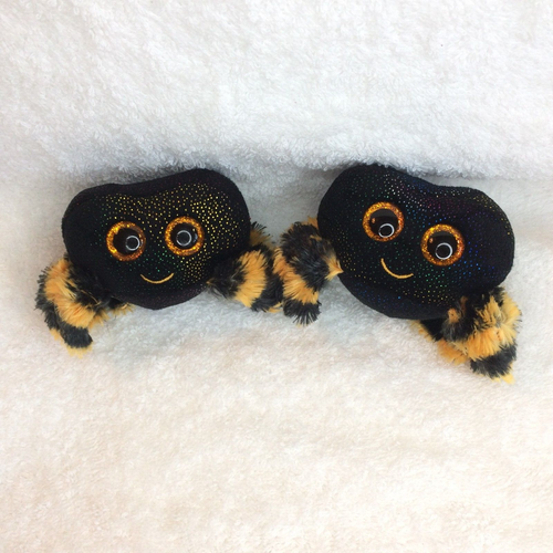 TY Halloweenie Beanies Babies - COBB the Spider (3 inch) lot of 2 no ...