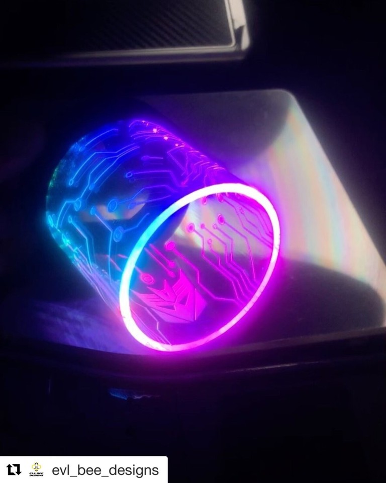 Dodge Challenger RGBW LED Intake Tube (2015+ Hellcat,SRT, R/T, Scat ...