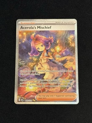Pokemon Mega Evolution Acerola's Mischief Secret Illustration Rare ...
