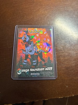 Mega Houndoom #229 – Crystal Card Collection Holographic Pokémon Fan ...