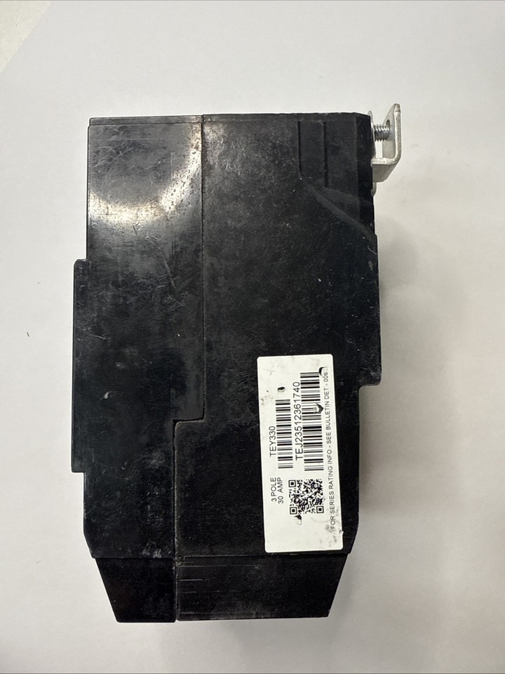 General Electric TEY330 30A 480V 3P Bolt on Circuit Breaker NT QR CODE ...