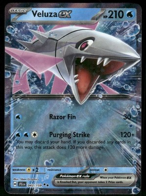 Veluza ex 043/159 Double Rare Holo NM Pokemon SV09: Journey Together | eBay