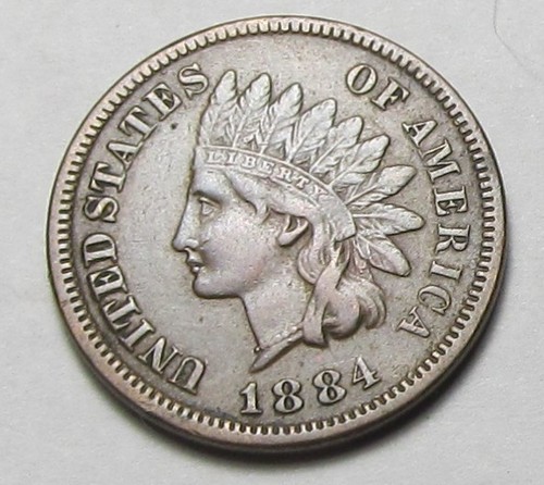 1884 INDIAN HEAD CENT,FULL LIBERTY, VERY NICE TOUGHER COIN!!!!(A1) | eBay
